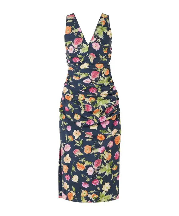Carolina Herrera Stretch-cotton Midi Dress