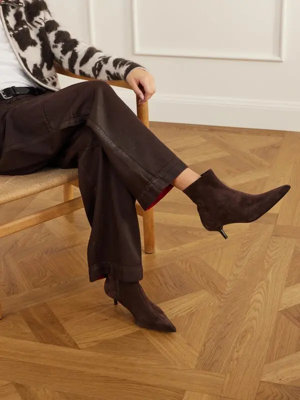 Staud Suede Ankle Boots