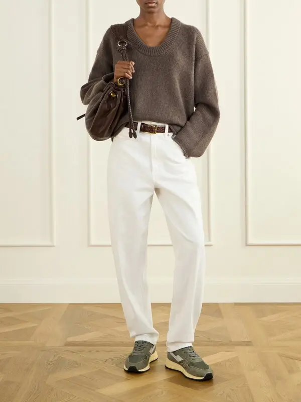 AUTRY Reelwind Low Leather And Suede-trimmed Mesh And Shell Sneakers - No