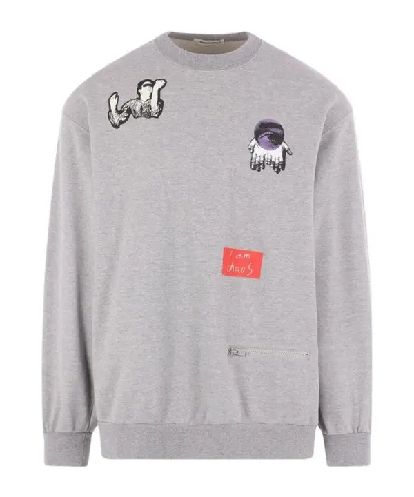 Undercover Graphic Printed Fleece Sweatshirt