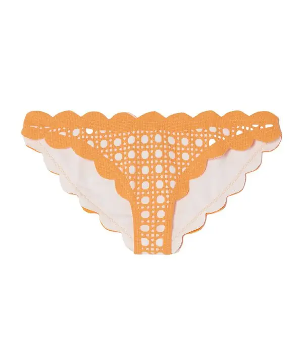 Marysia Carved-pattern Bikini Triangle Panties - No