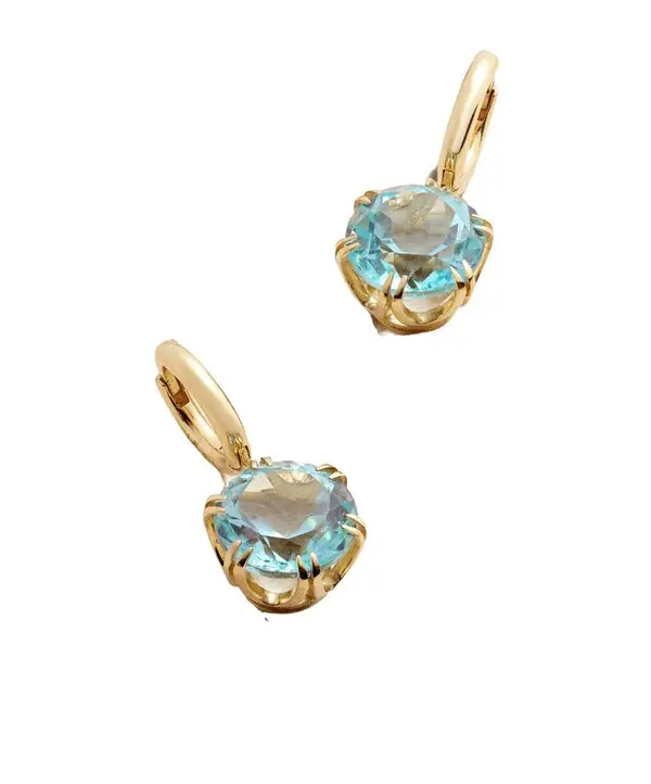 Ileana Makri 18-karat Gold Topaz Earrings