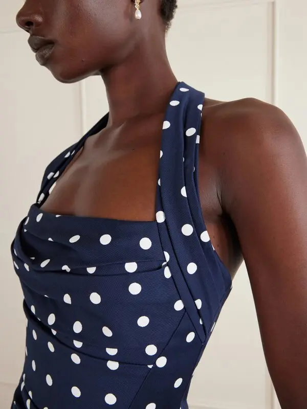 Carolina Herrera Polka Dot Dress