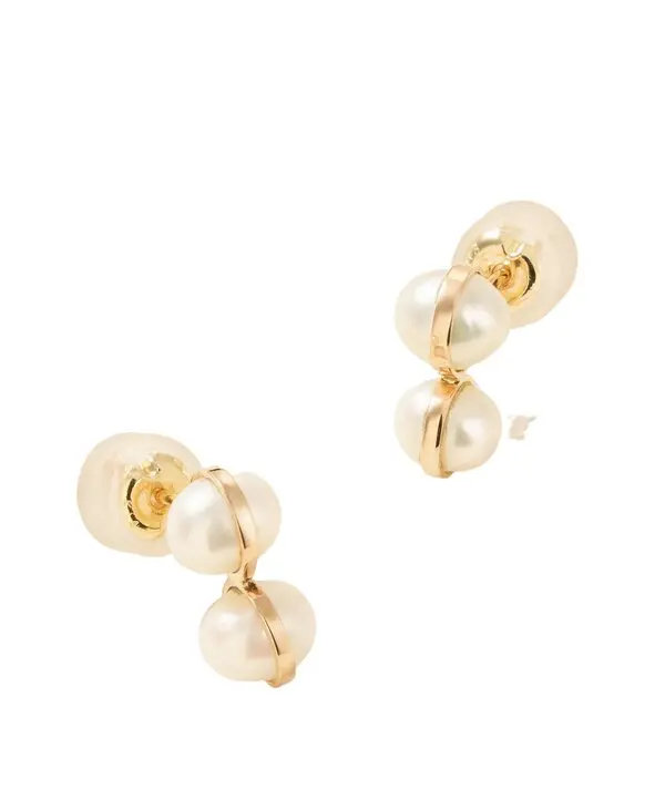 MELISSA JOY MANNING 14-karat Recycled Gold Pearl Earrings - No
