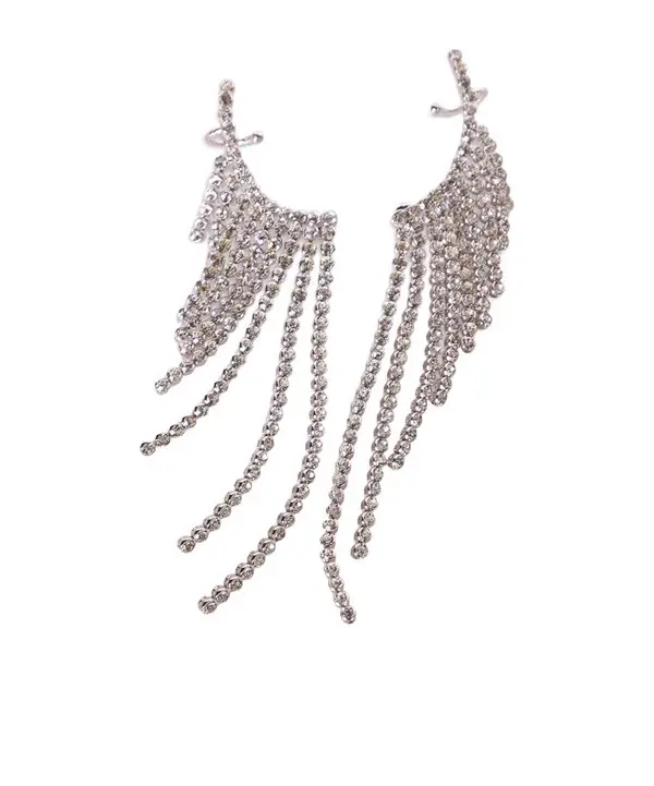 Rabanne Drop Earrings - Gray