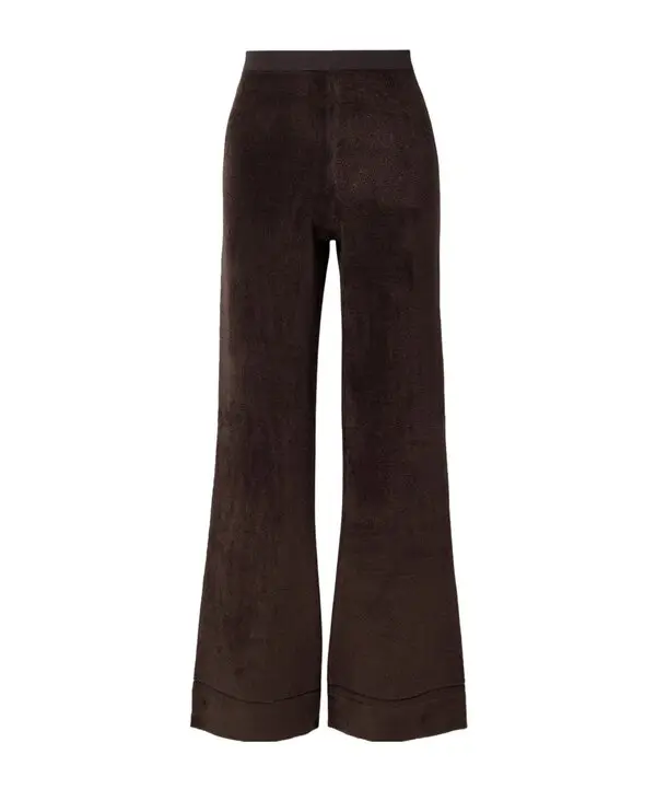 Proenza Schouler Evie Chenille Flared Pants