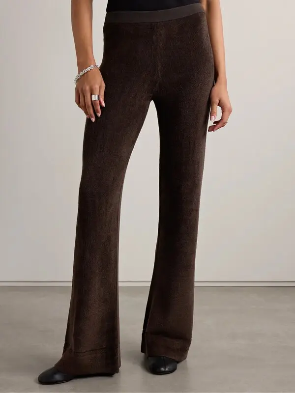 Proenza Schouler Evie Chenille Flared Pants