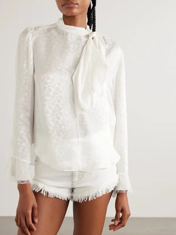 Isabel Marant Étoile Raphaella Ruffled-cuff Blouse