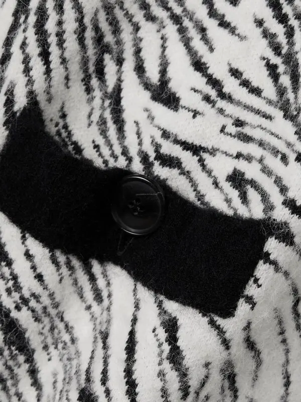Proenza Schouler Brushed Jacquard-knit Cardigan