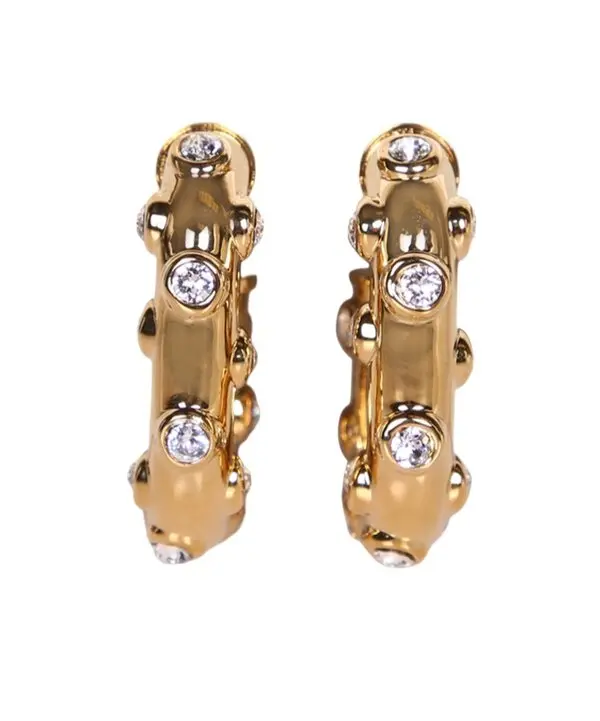 Rabanne Hoop Earrings - Yellow