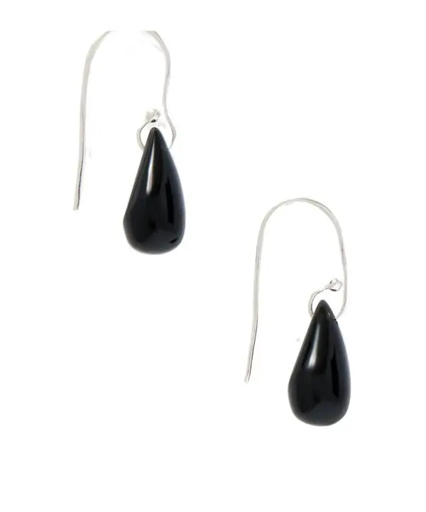 SOPHIE BUHAI Droplet Onyx Earrings