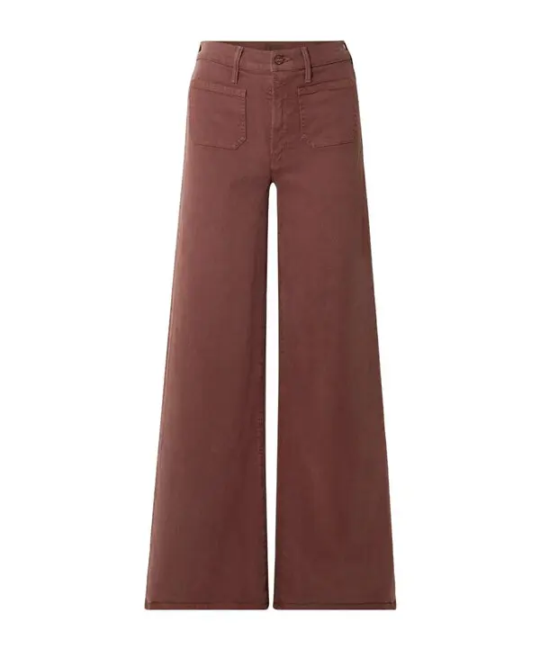 MOTHER High-rise Wide-leg Jeans - No