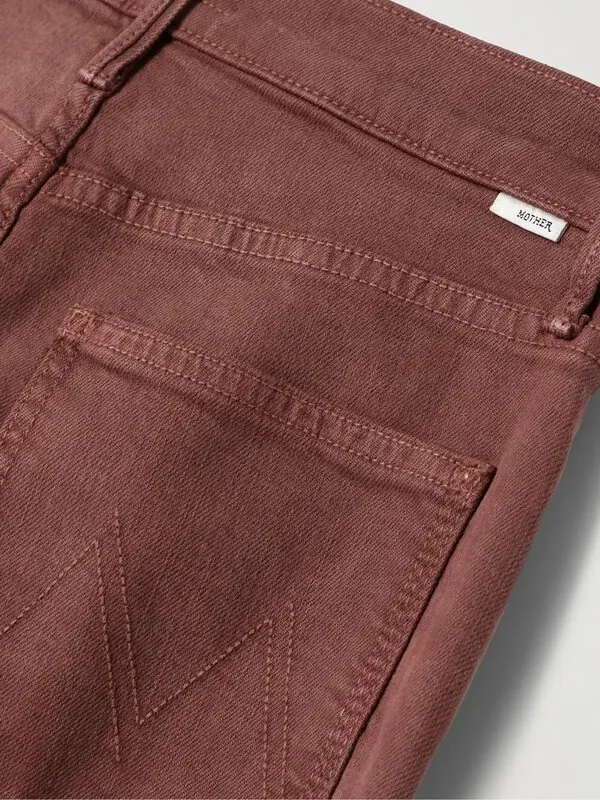 MOTHER High-rise Wide-leg Jeans