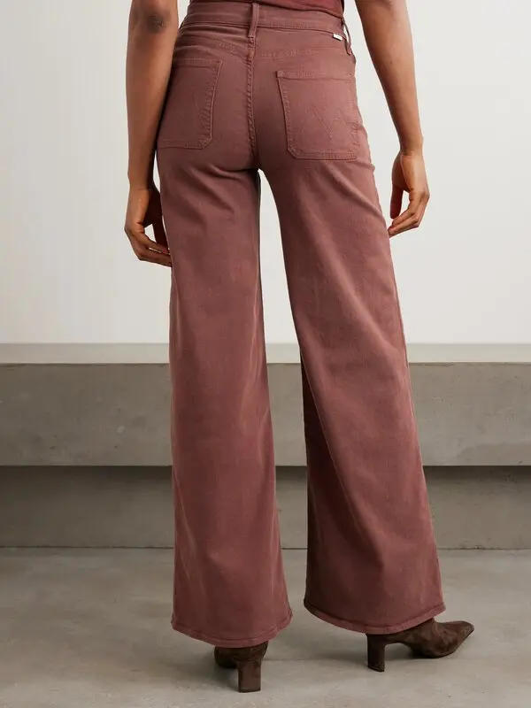 MOTHER High-rise Wide-leg Jeans