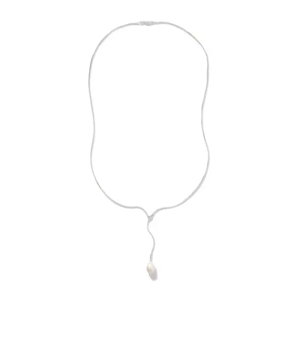 LOREN STEWART Sterling Silver Pearl Necklace - No