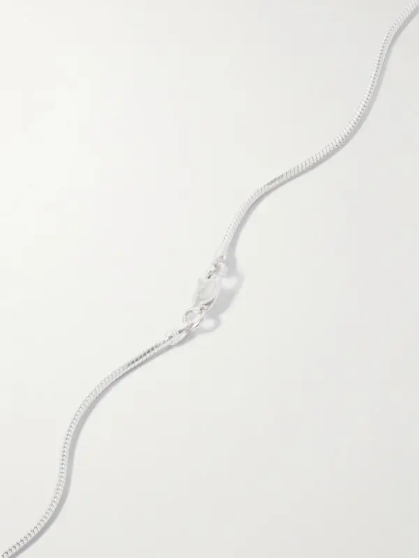 LOREN STEWART Sterling Silver Pearl Necklace