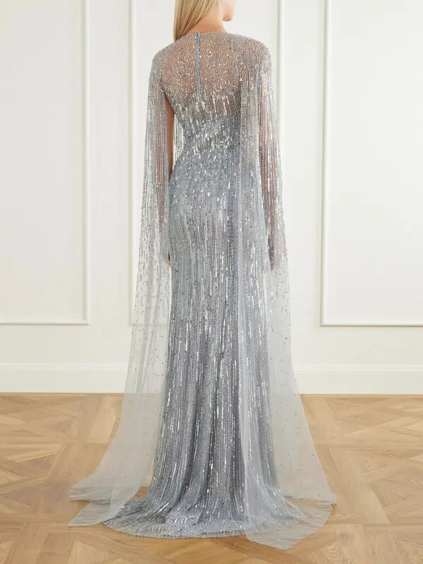 Jenny Packham Sequin-embellished Gown