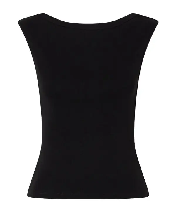 ST. AGNI Ballerina Organic Cotton-jersey Top