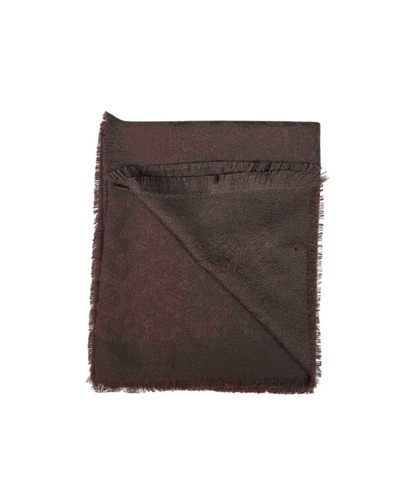 Tagliatore Jacquard Fringed Scarf - No