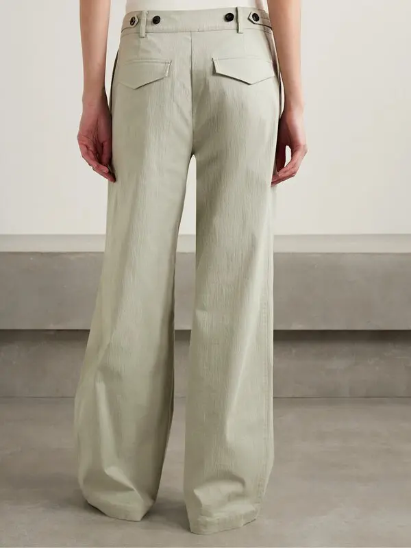 Proenza Schouler Cotton-blend Wide-leg Pants