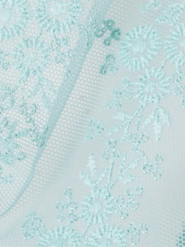 ERES Embroidered Stretch-mesh Soft-cup Bra