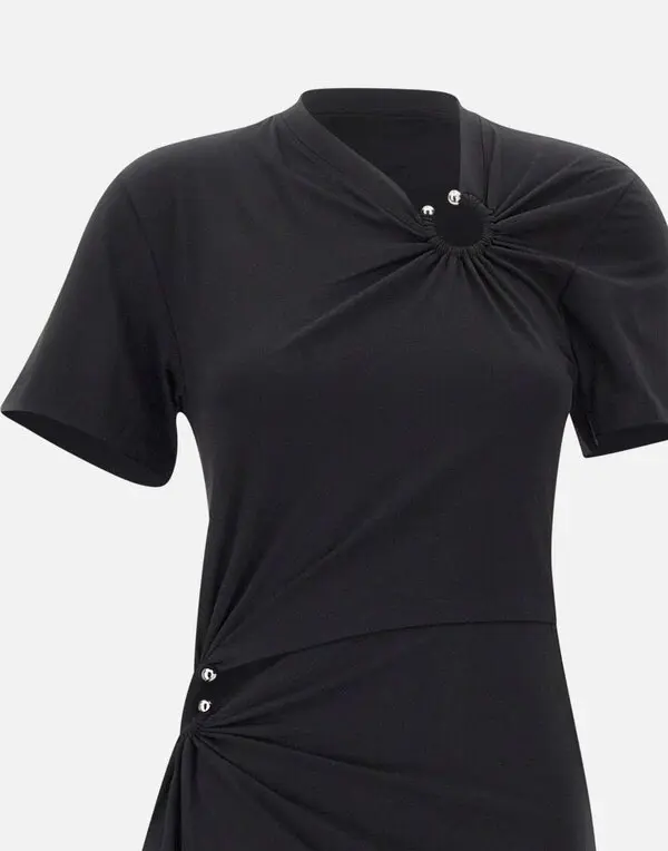 Rabanne Cut-out Draped Mini Dress