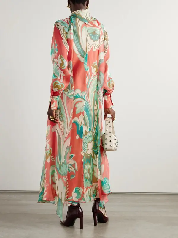 Etro Silk-chiffon Maxi Dress