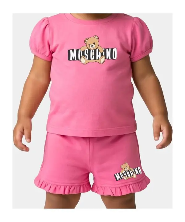 Moschino Teddy-print Shorts Set