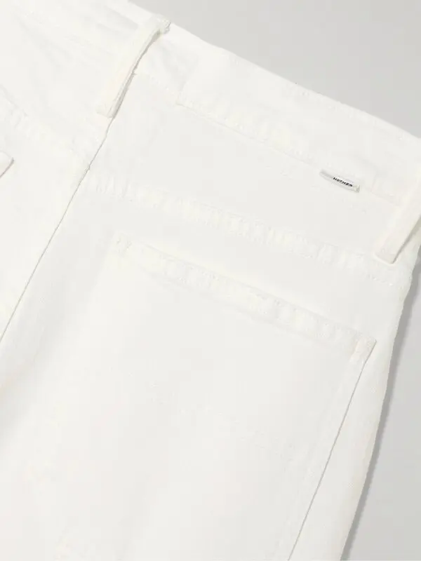 MOTHER High-rise Straight-leg Jeans