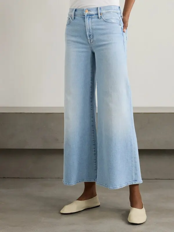 MOTHER High-rise Wide-leg Jeans