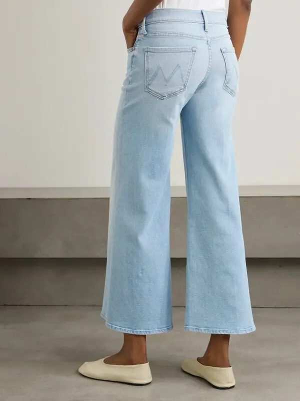 MOTHER High-rise Wide-leg Jeans