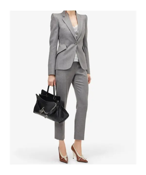 Alexander McQueen Wool Pinstripe Single-breasted Jacket