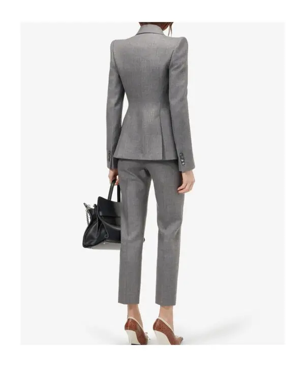 Alexander McQueen Wool Pinstripe Single-breasted Jacket