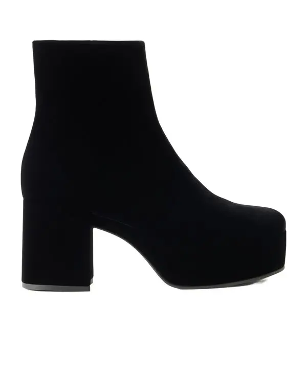 GIANVITO ROSSI Velvet Ankle Boots