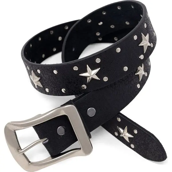Mnml Star Stud Leather Belt
