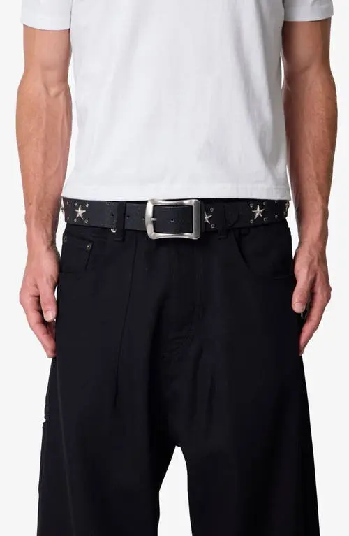 Mnml Star Stud Leather Belt