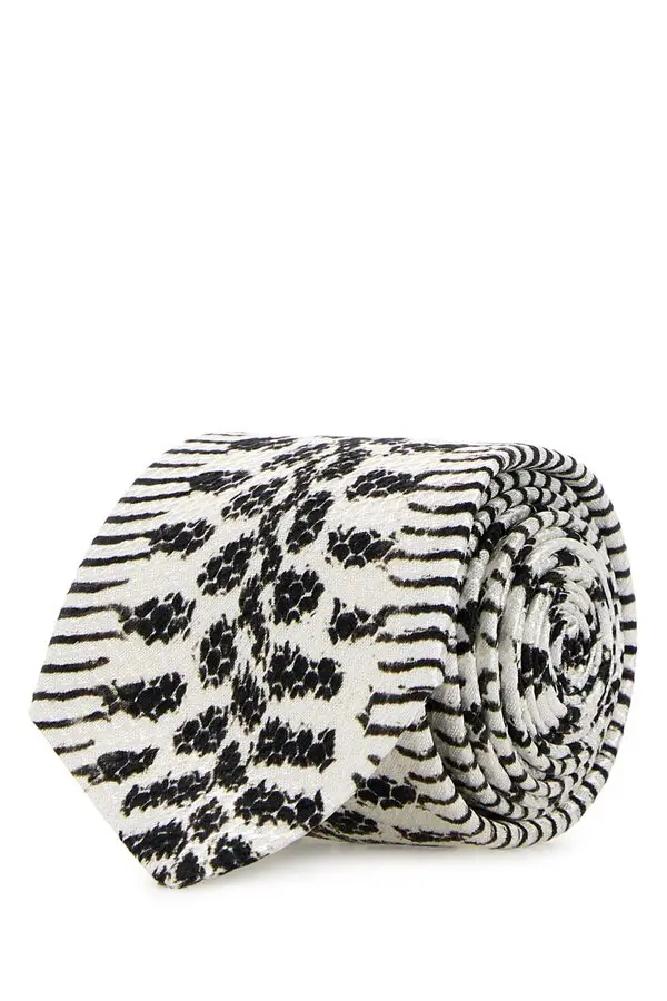 TOM FORD Printed Silk Tie - Multicolor