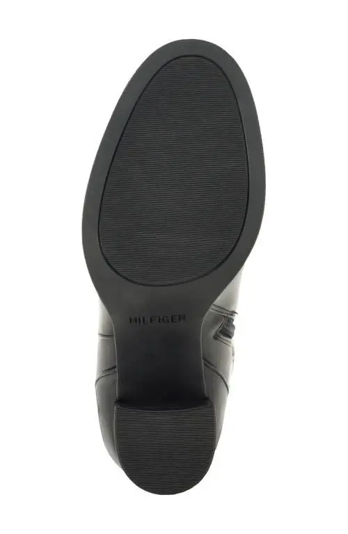 Tommy Hilfiger Umbra Knee High Faux Leather Boot - Black