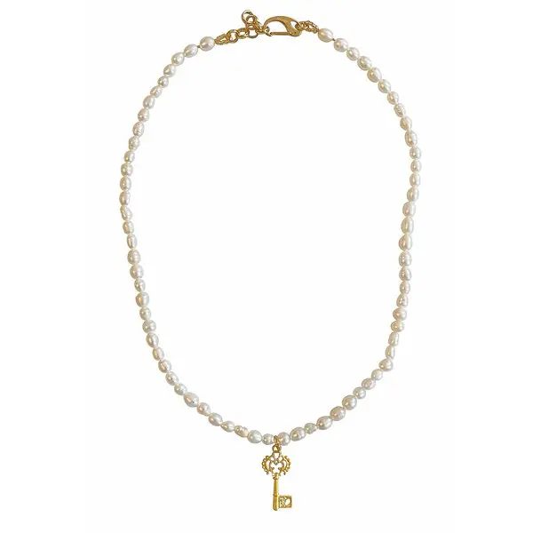 SMILLA BRAV Necklace Lovekey - Gold