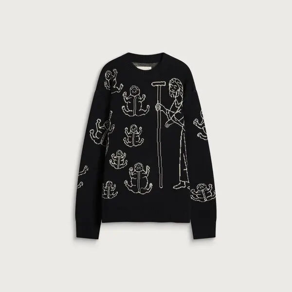 HERESY Frogs! Knit Jumper