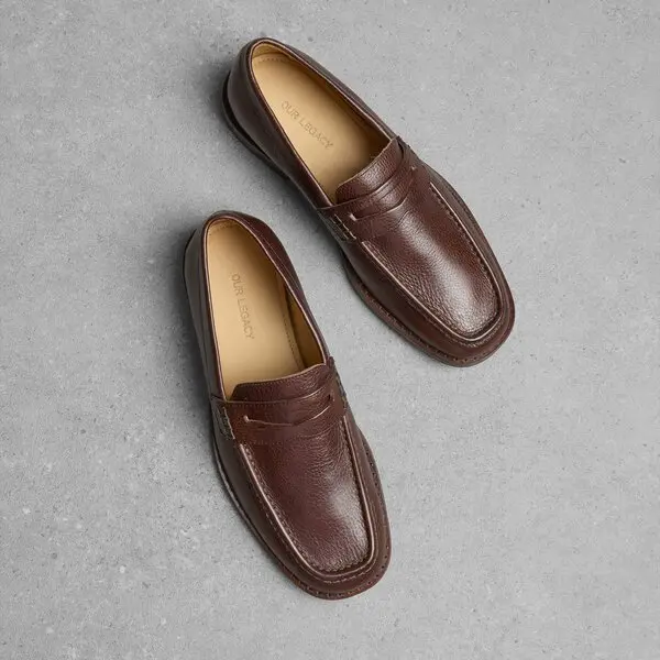 Our Legacy Liquid Rich Cowskin Light Loafer