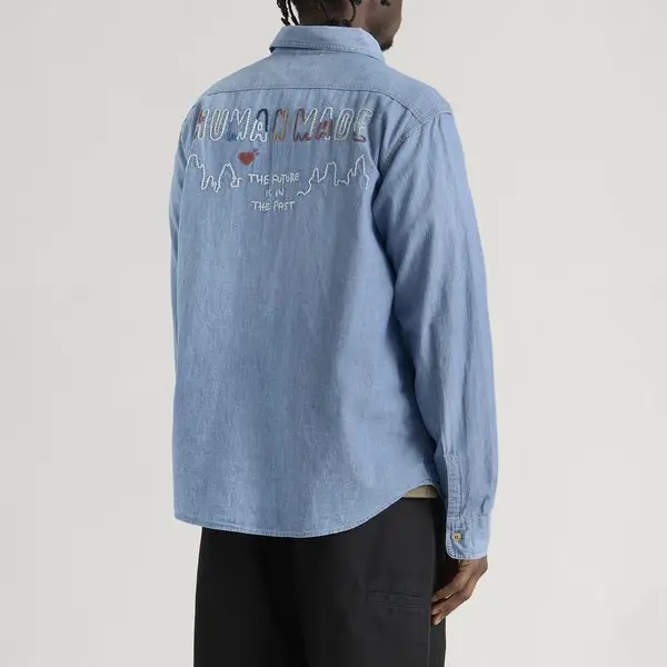 HUMAN MADE Embroidered Chambray Shirt
