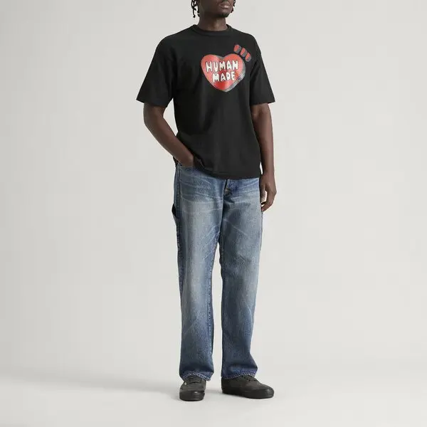 HUMAN MADE Heart Sketch Logo T-shirt