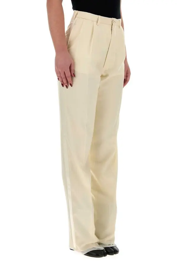 MAISON MARGIELA Cream Mohair Blend Pant