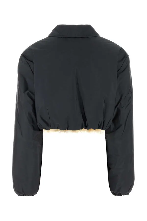 Miu Miu Graphite Nylon Jacket