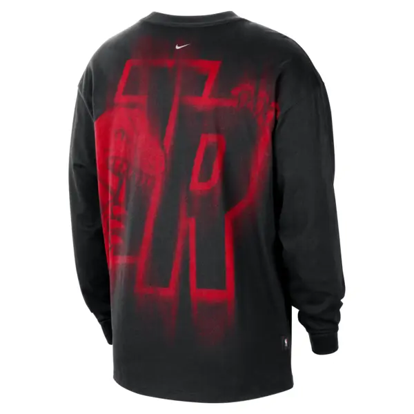 Nike Toronto Raptors Standard Issue Dri-fit Long-sleeve Basketball Top - Black