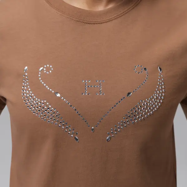 JORDAN Brooklyn X Howard University Graphic Girlfriend T-shirt - Brown