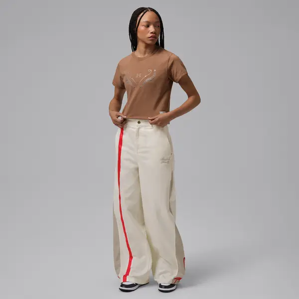 JORDAN Brooklyn X Howard University Graphic Girlfriend T-shirt - Brown