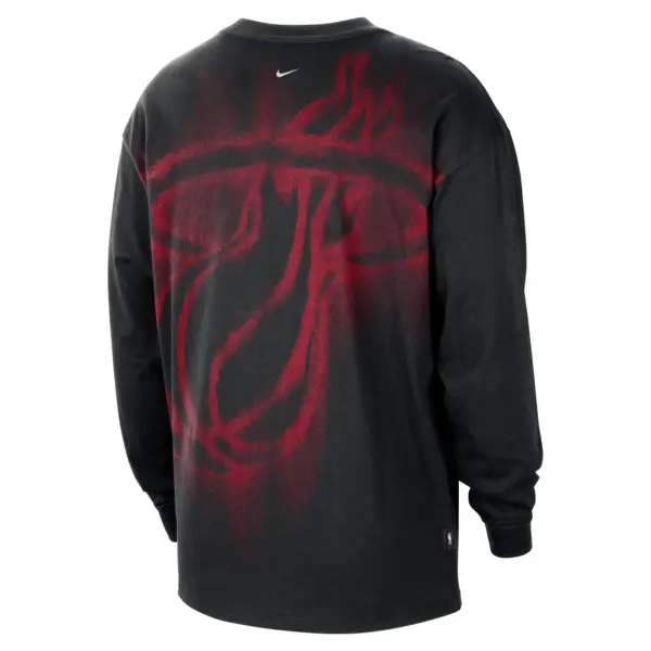 Nike Miami Heat Standard Issue Basketball Long-sleeve Top