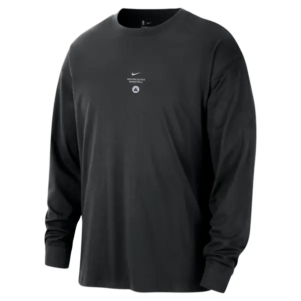 Nike Boston Celtics Standard Issue Dri-fit Long-sleeve Basketball Top